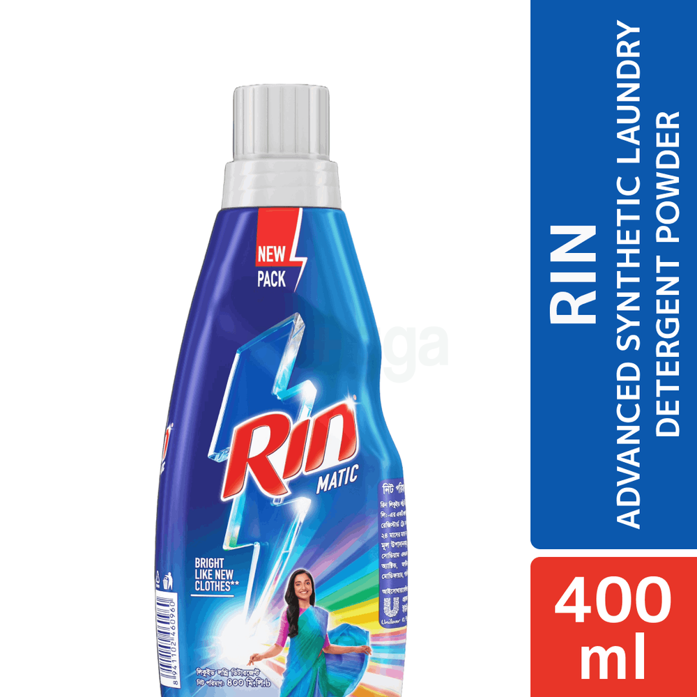 Rin Liquid Detergent 400ml - Arogga Online Pharmacy