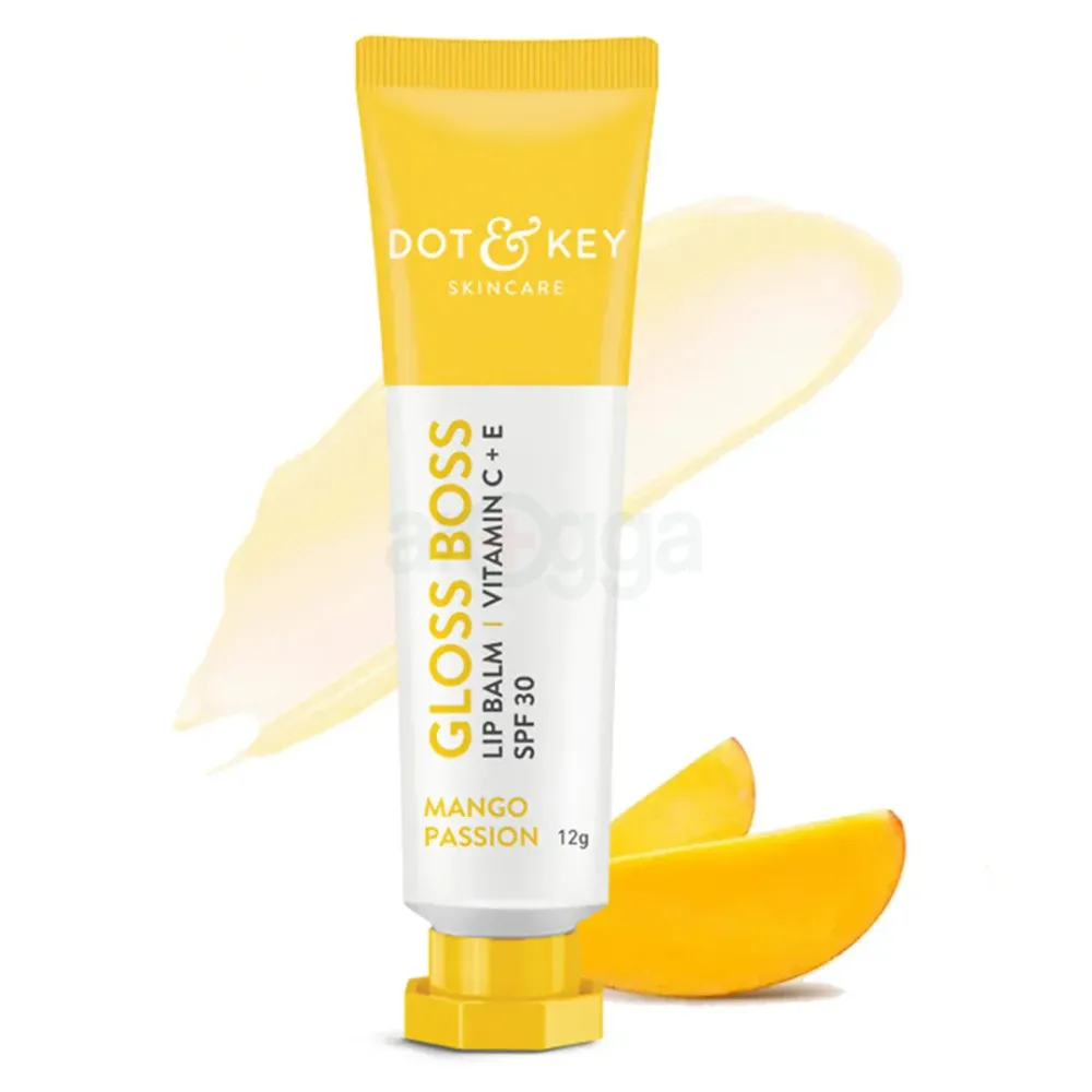 Dot and Key Gloss Boss Vitamin C + E Lip Balm - Mango Passion - Arogga ...