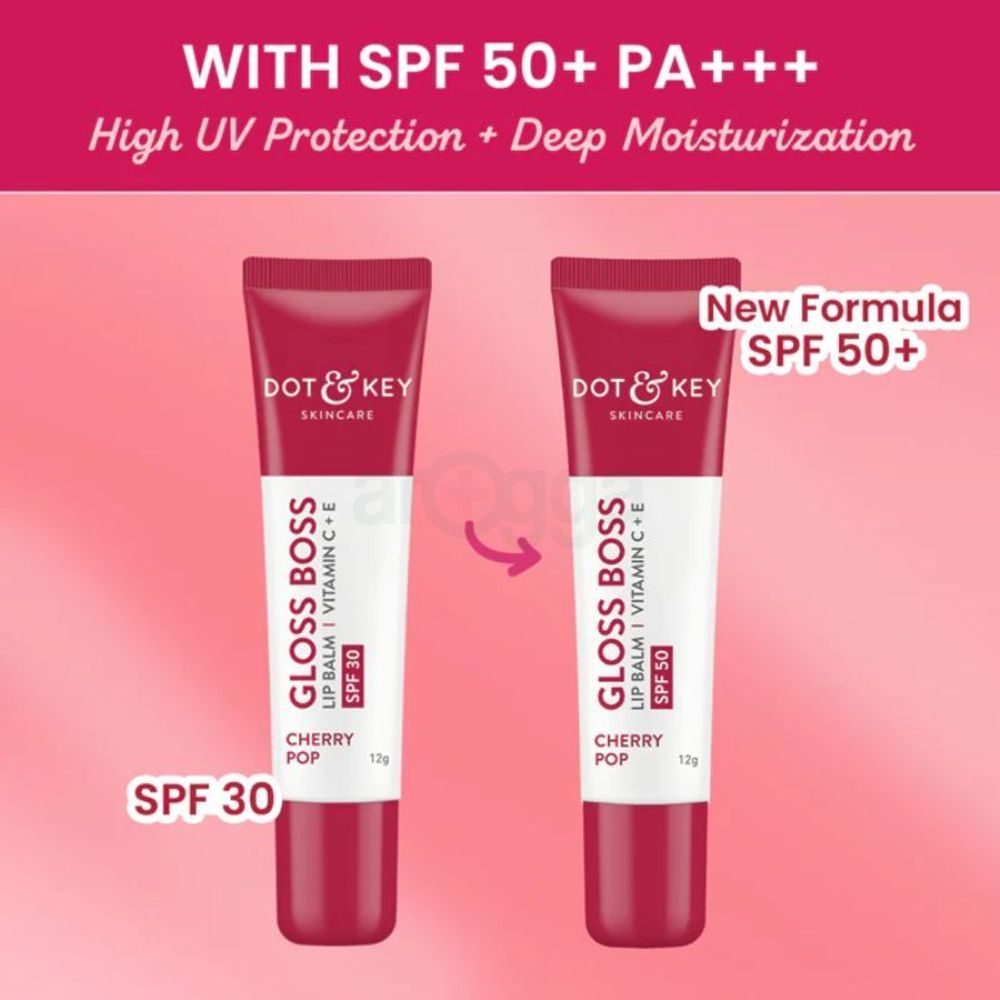 Dot and Key Gloss Boss Vitamin C + E Lip Balm - Cherry Pop - Arogga ...