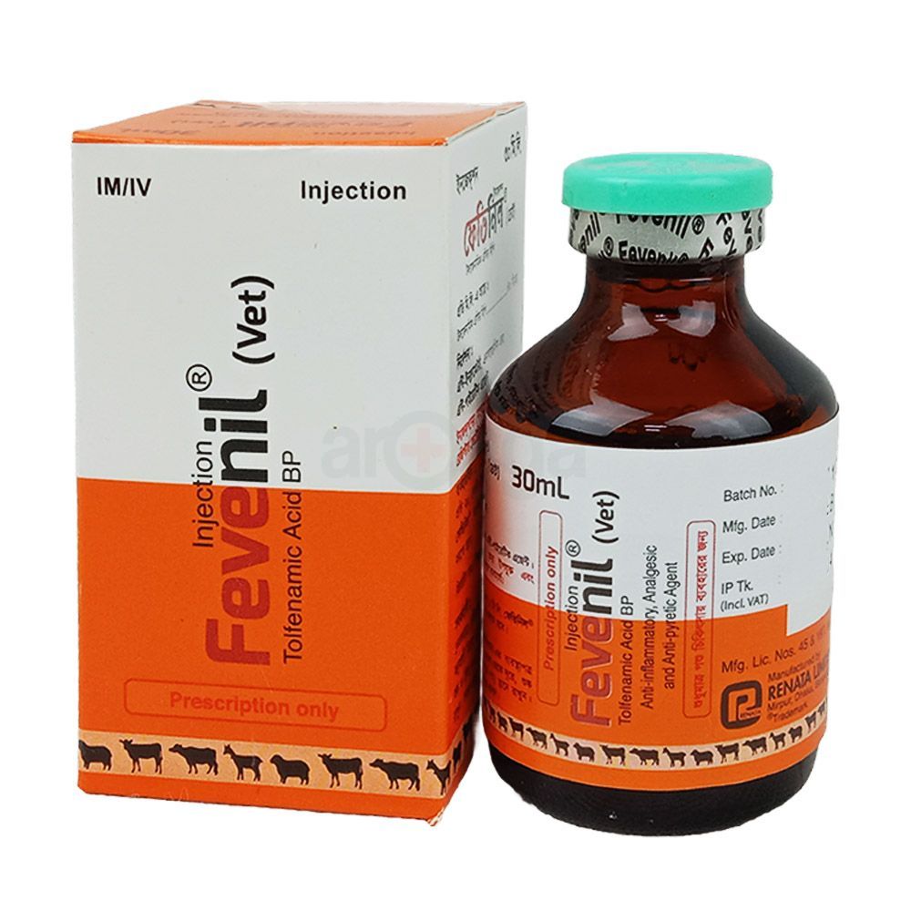 Fevenil 30ml (Vet) Injection - Arogga Online Pharmacy