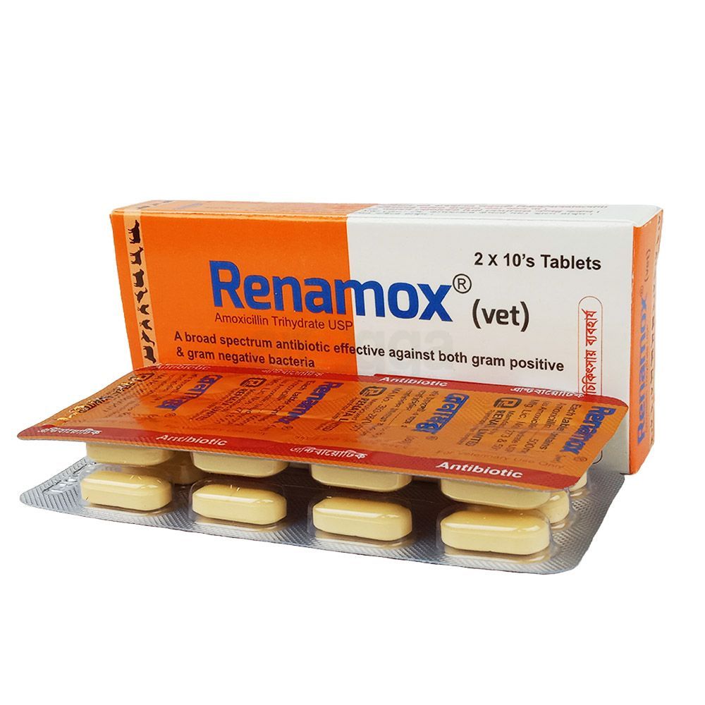 Renamox 500 (Vet) - Arogga Online Pharmacy