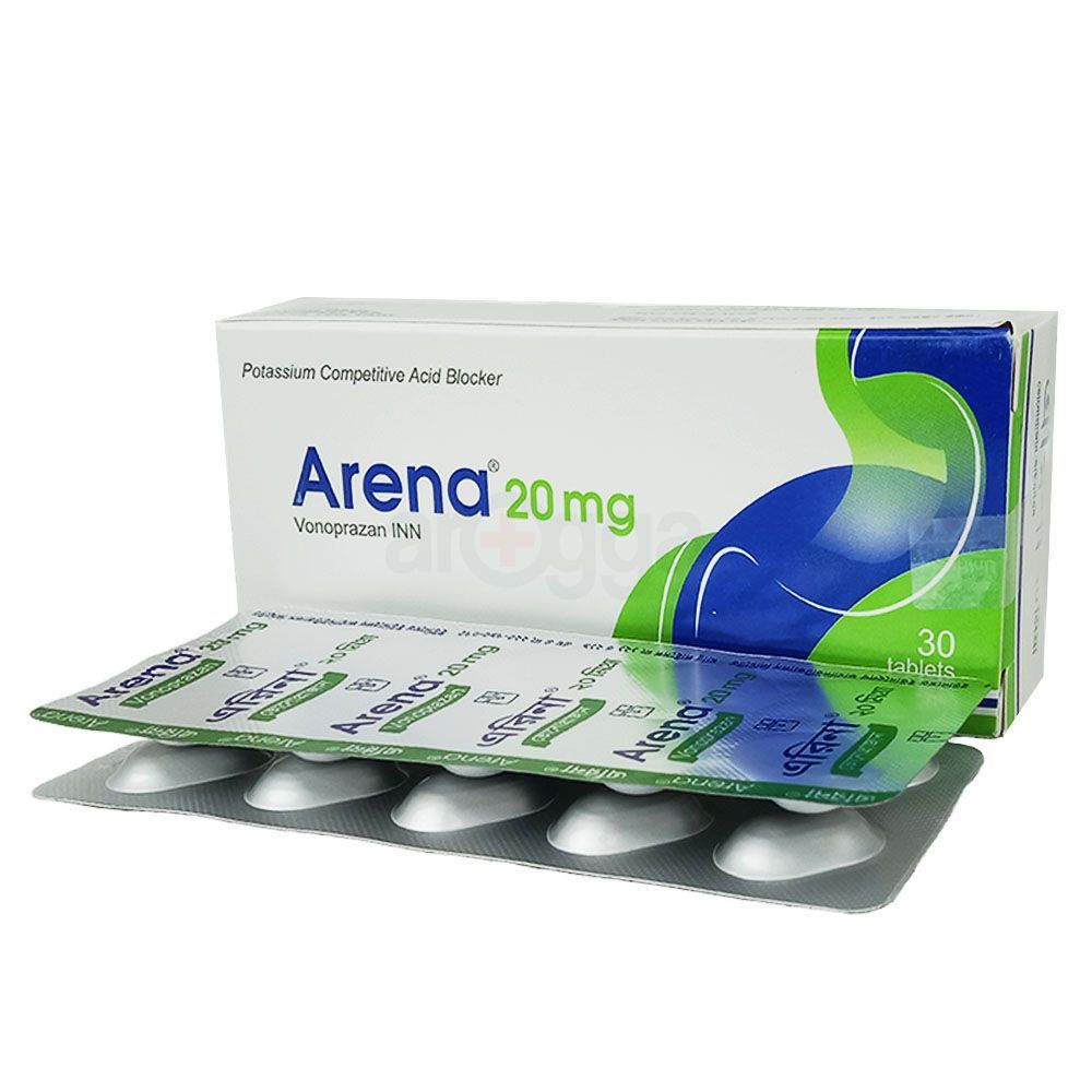 Arena 20mg tablet - Arogga Online Pharmacy