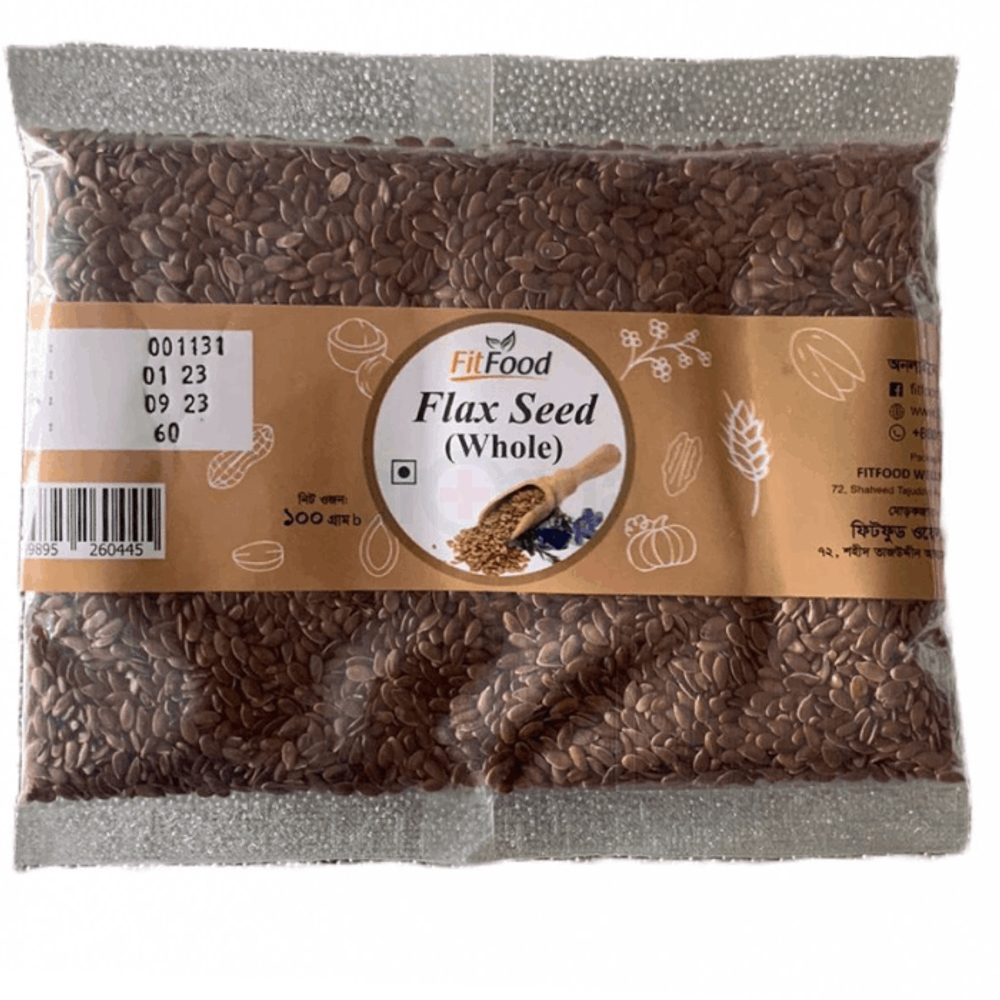 Fit Food Flax seed (Whole) 100gm - Arogga Online Pharmacy