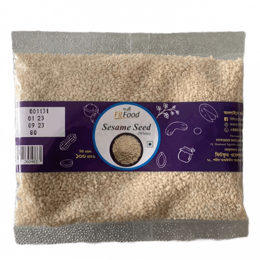 Fit Food Sesame Seed (White) 100gm - Arogga Online Pharmacy