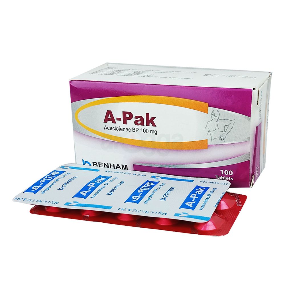 A-Pak 100mg Tablet - Arogga Online Pharmacy