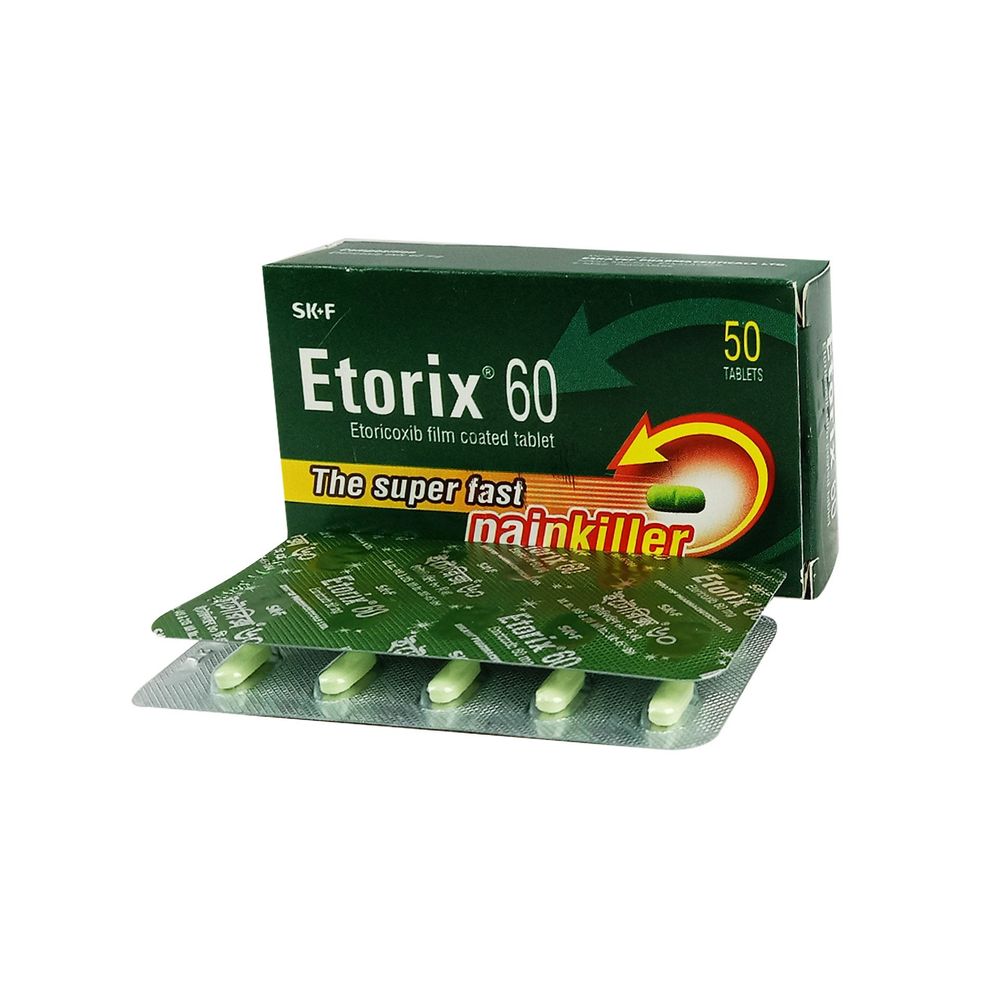 Etorix 60mg Tablet - Arogga Online Pharmacy