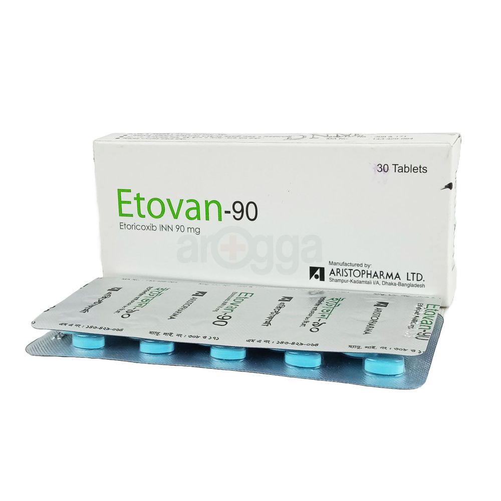 Etovan 90mg Tablet - Arogga Online Pharmacy