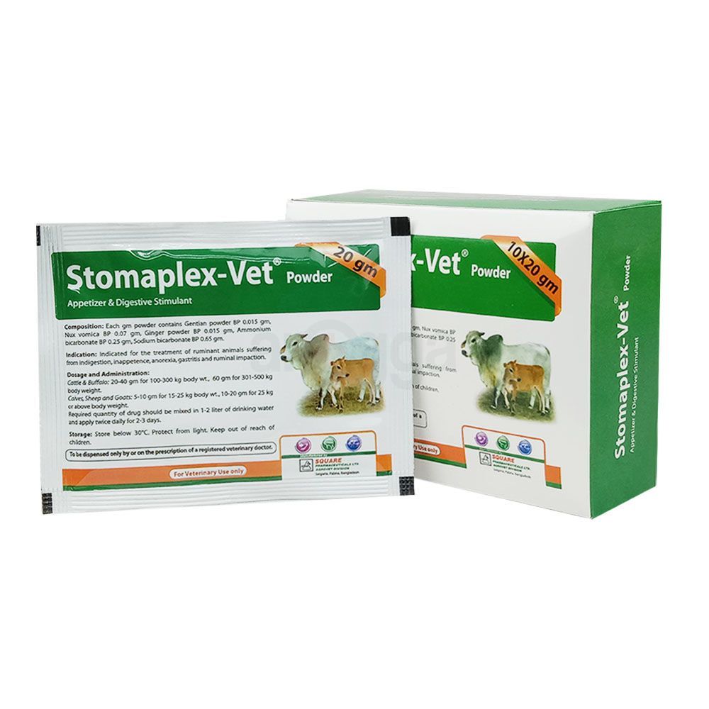 Stomaplex-Vet Powder 20gm - Arogga Online Pharmacy
