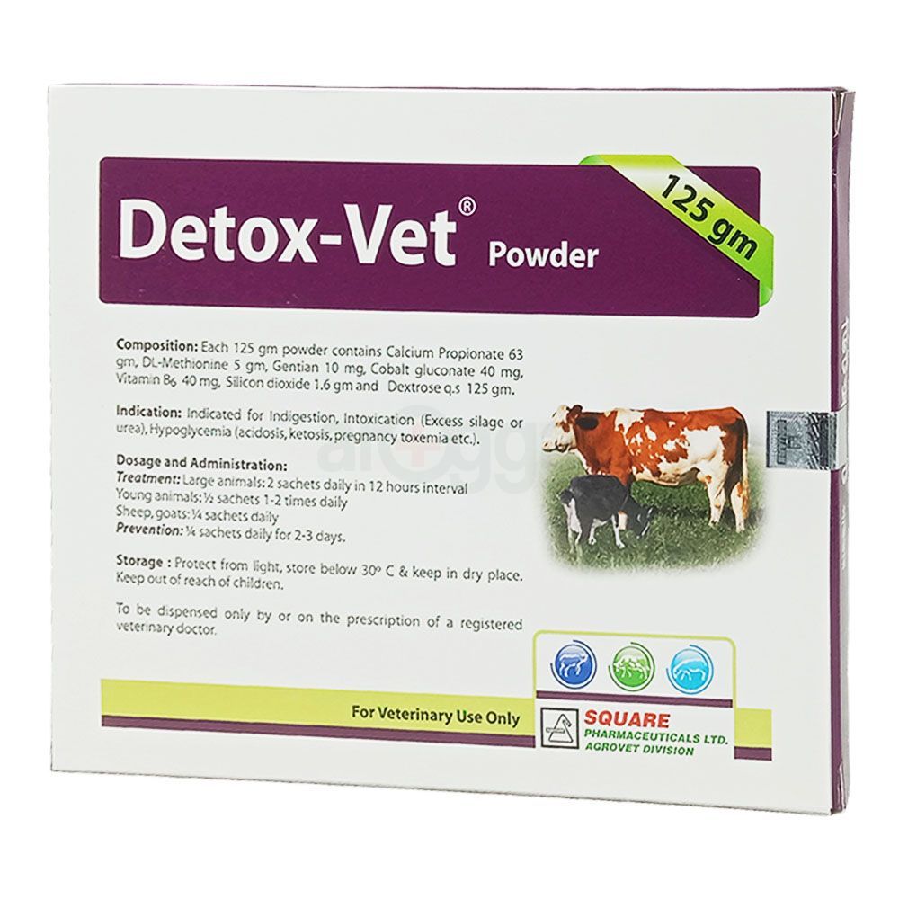 Detox-Vet Powder 100gm - Arogga Online Pharmacy