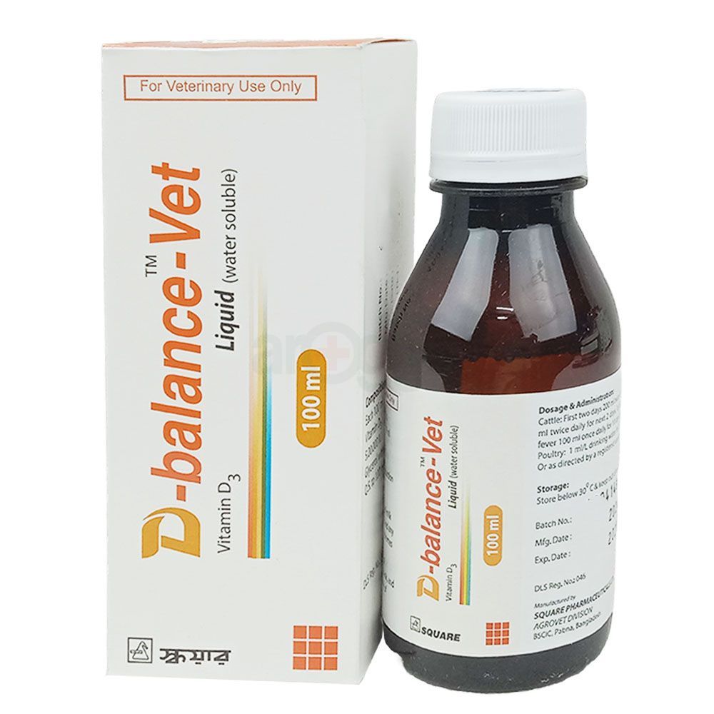 D-Balance-Vet Liquid 100ml - Arogga Online Pharmacy