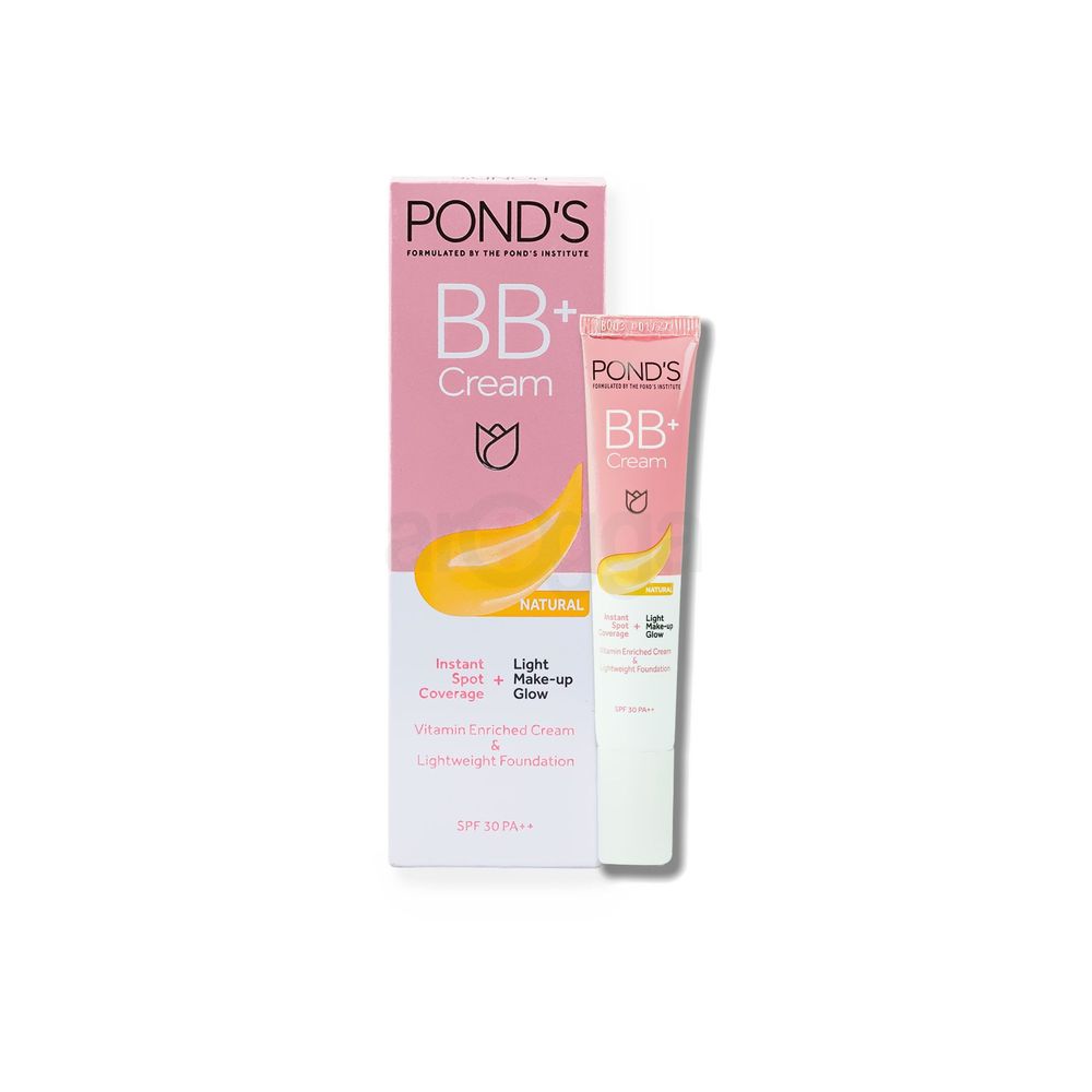 Pond's BB+ Cream Instant Spot Coverage + Light Make-up Glow Natural SPF ...