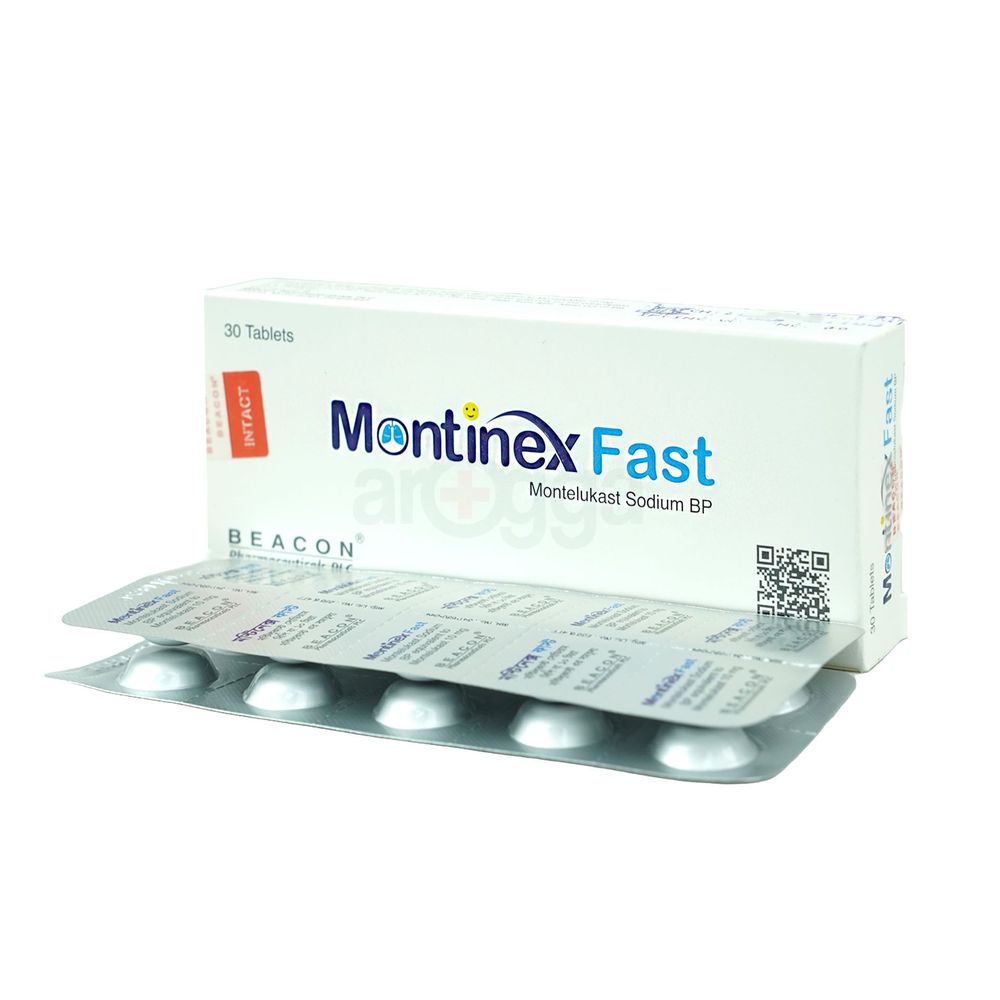 Montinex Fast 10mg tablet - Arogga Online Pharmacy