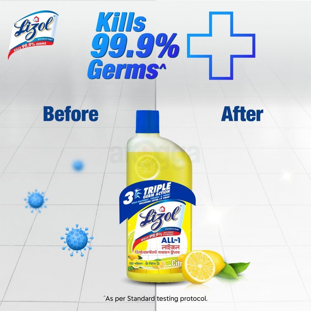 Lizol Citrus Disinfectant Surface Cleaner 1 L - Arogga Online Pharmacy Lizol Citrus Disinfectant Surface Cleaner 1 L - Arogga Online Pharmacy