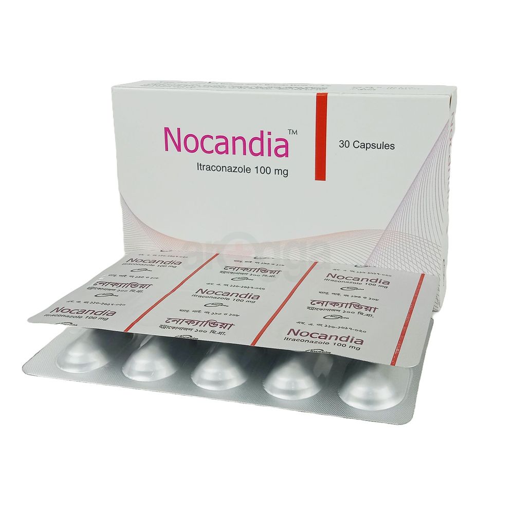 Nocandia 100mg capsule - Arogga Online Pharmacy