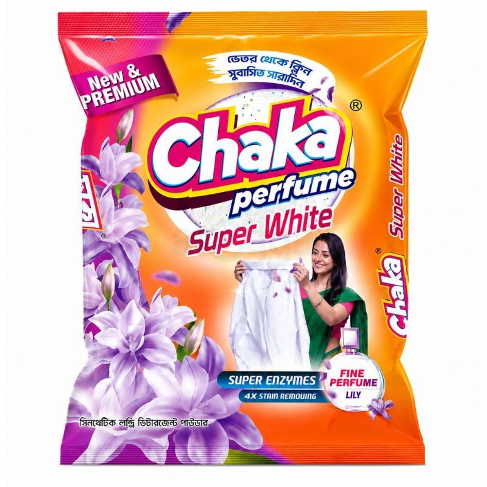 Chaka Perfume Super White Detergent Powder 200g price in Bangladesh ...