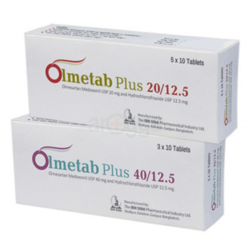 Olmetab Plus 40 price in Bangladesh | Arogga Online Pharmacy