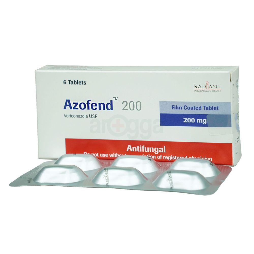 Azofend 200mg tablet - Arogga Online Pharmacy