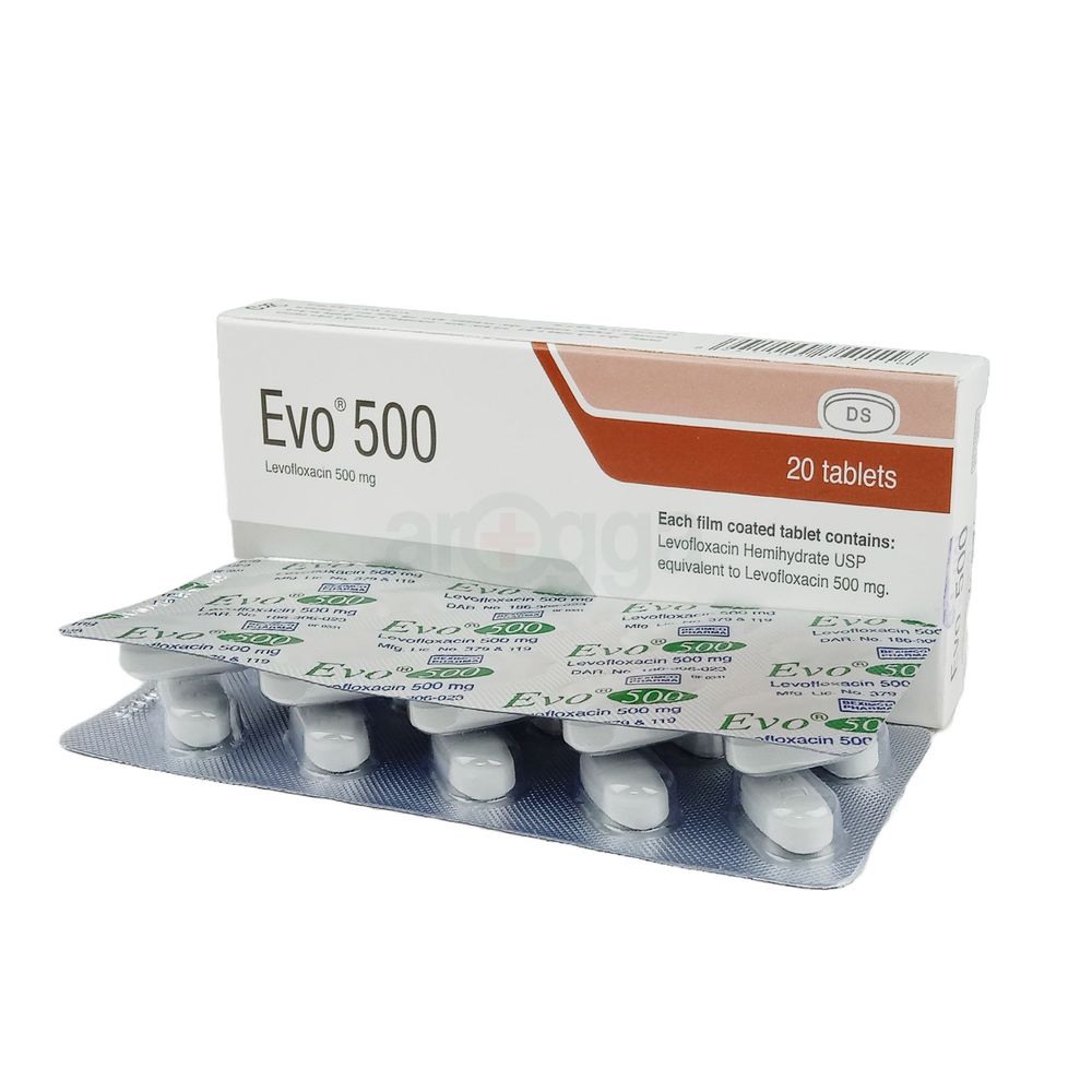 Evo 500mg Tablet - Arogga Online Pharmacy