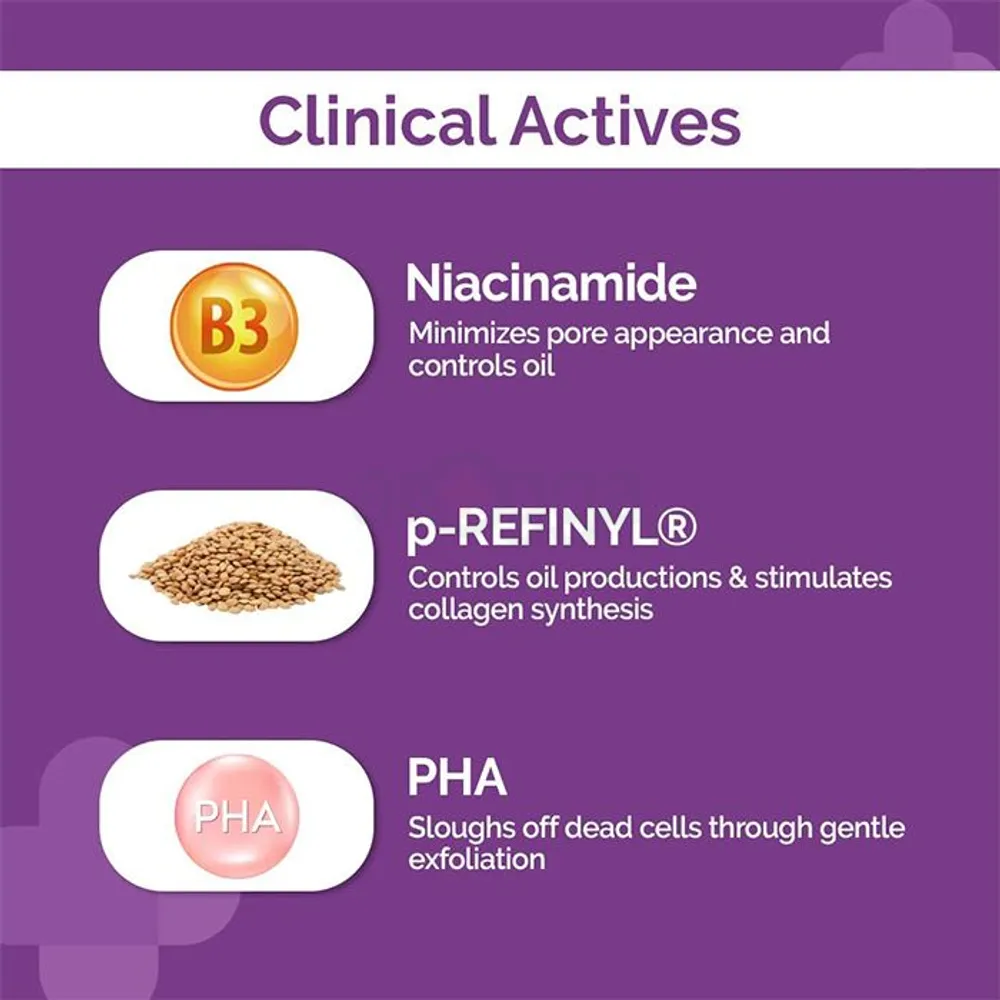 The Derma Co Pore Minimizing Face Serum with 4% Niacinamide, 5% PHA and p-REFINYL - Arogga ...