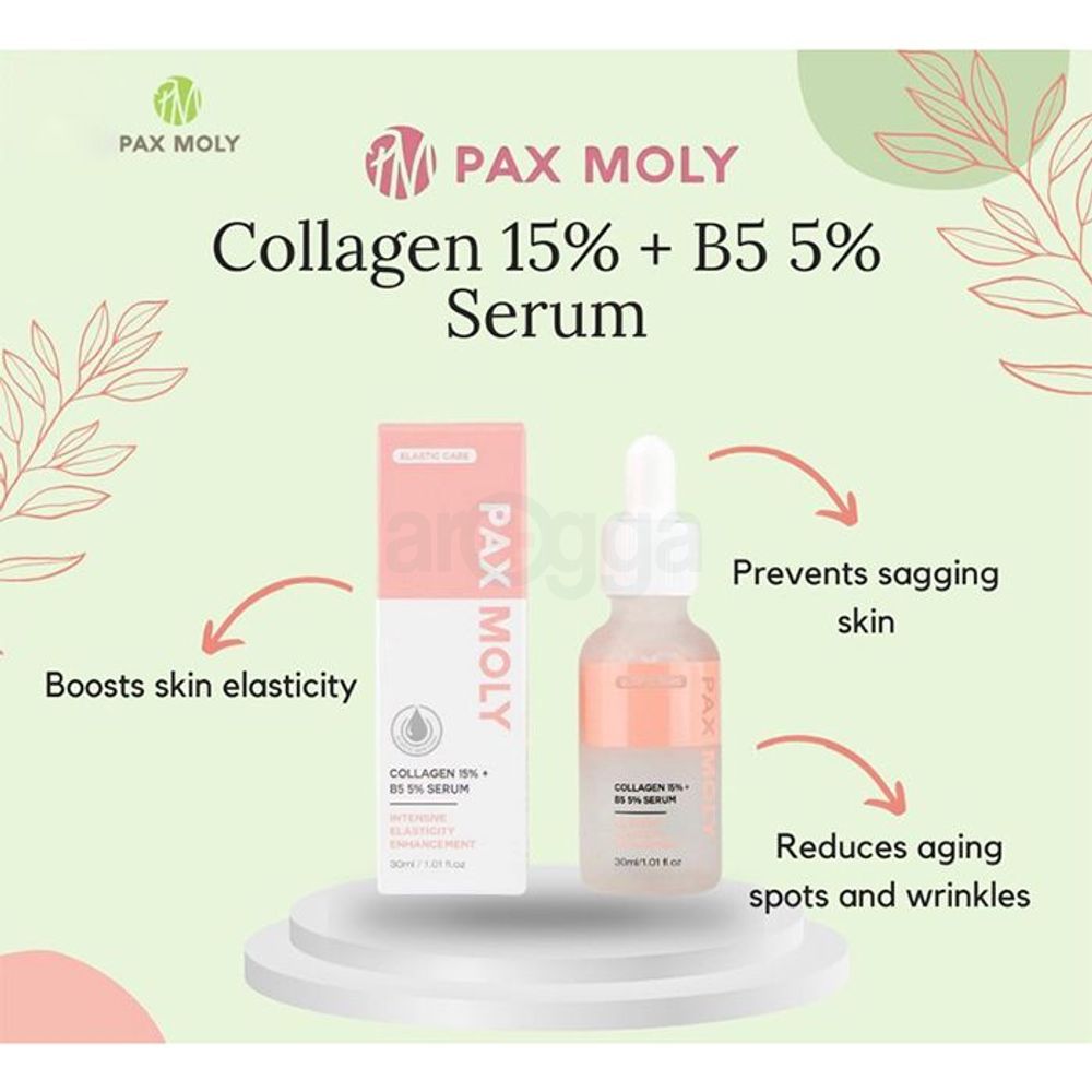 Pax Moly Elastic Care Collagen 15% + B5 5% Serum - Arogga Beauty Store