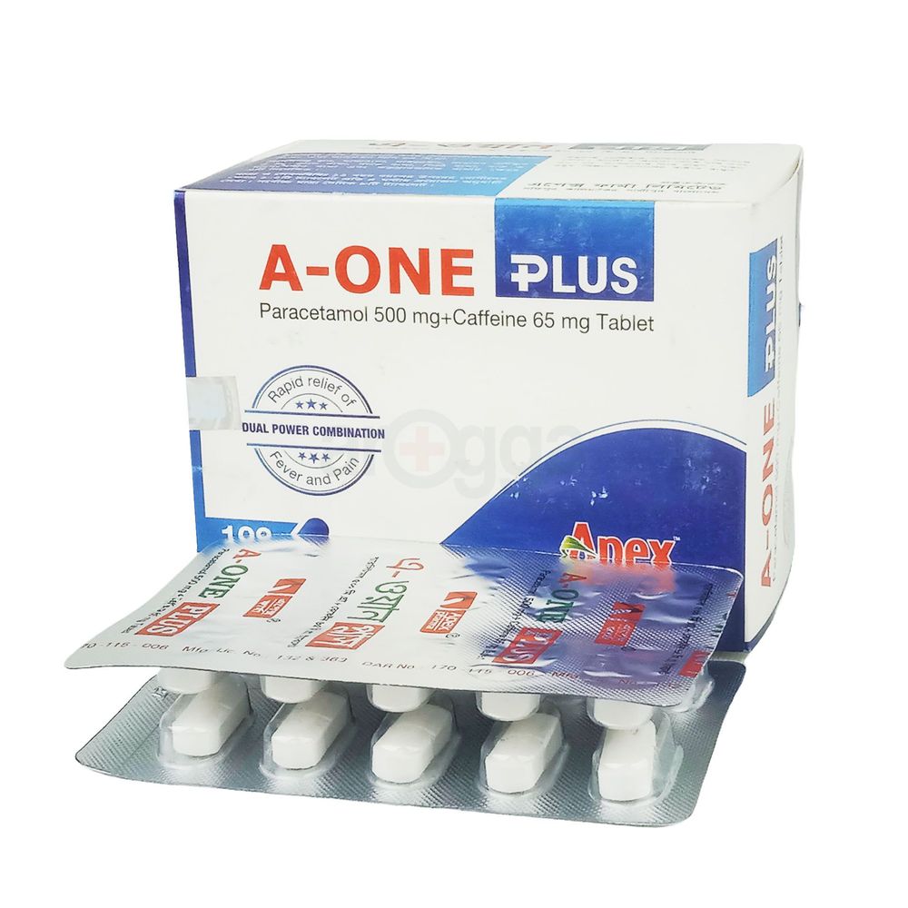 A-One Plus 65mg+500mg tablet - Arogga Online Pharmacy