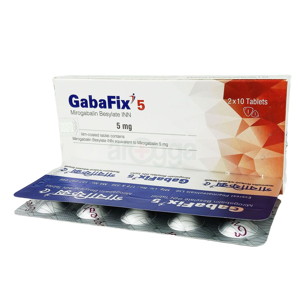 GabaFix 5mg tablet - Arogga Online Pharmacy