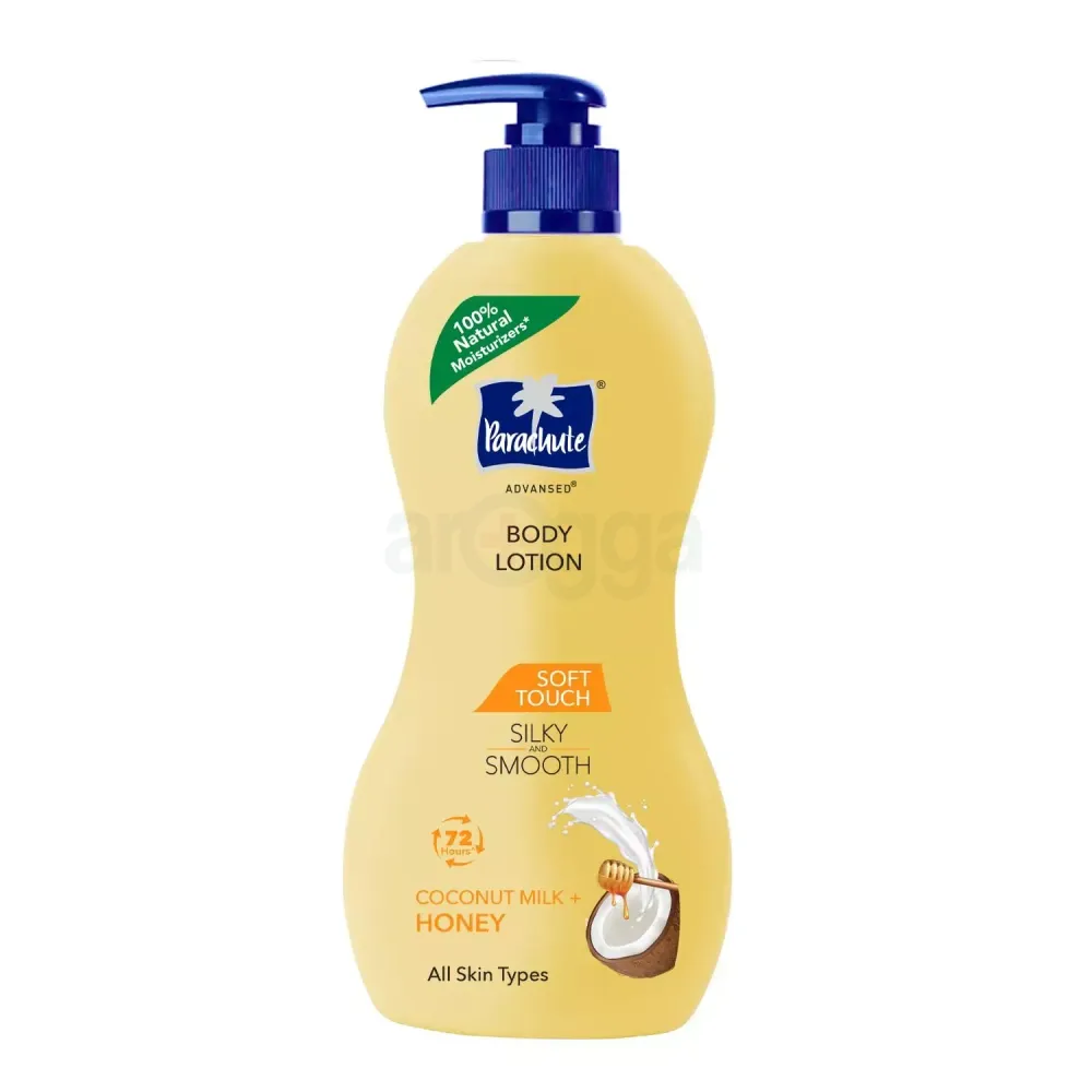 Parachute Soft Touch Silky & Smooth Body Lotion with Coconut Milk ...