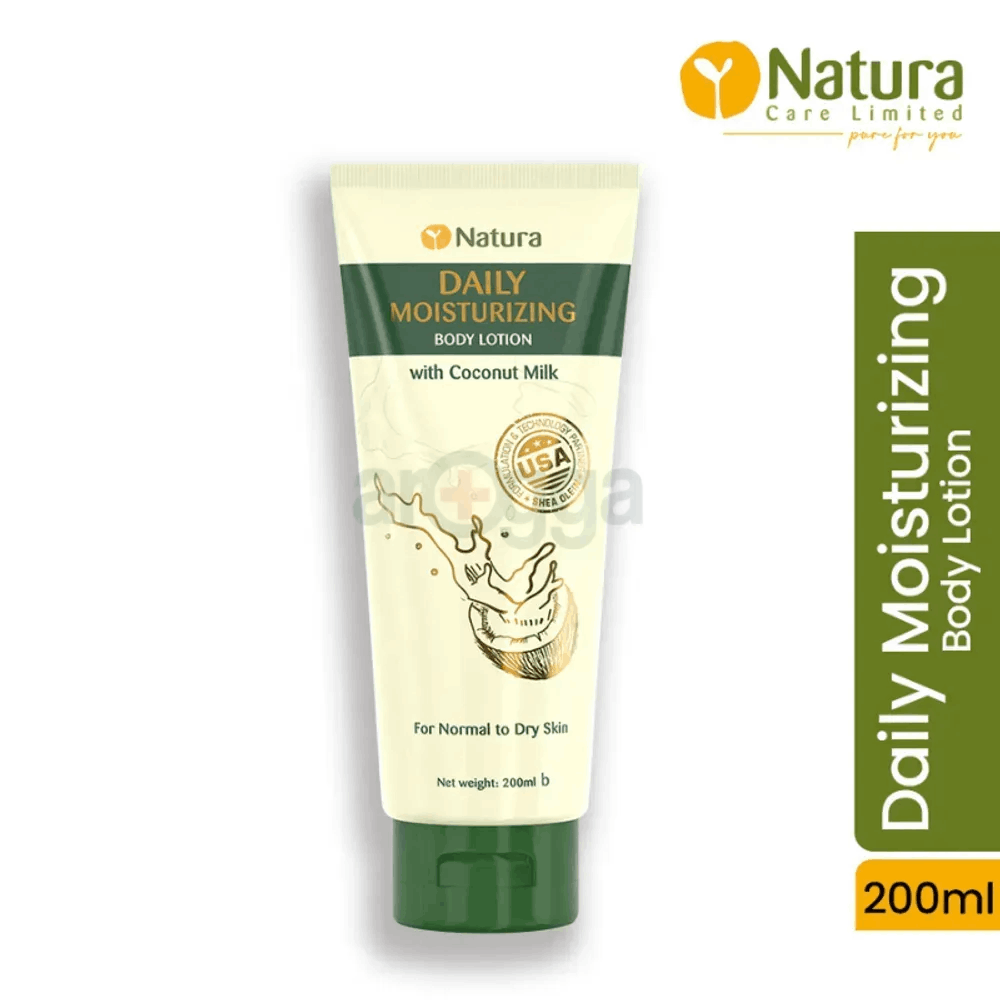 Natura Daily Moisturizing Body Lotion 200ml - Arogga Beauty Store