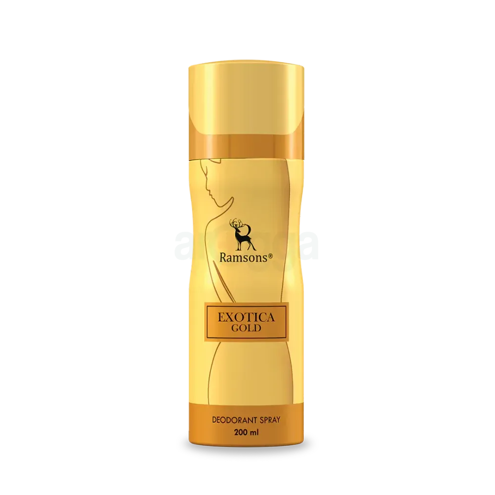 Ramsons Exotica Gold Deodorant Body Spray for Men & Women - Arogga ...