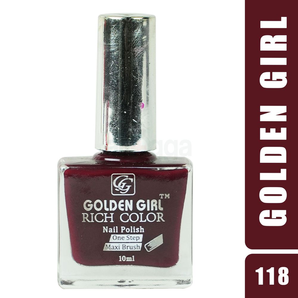 Golden Girl Rich Color Nail Polish (118) - Arogga Beauty Store