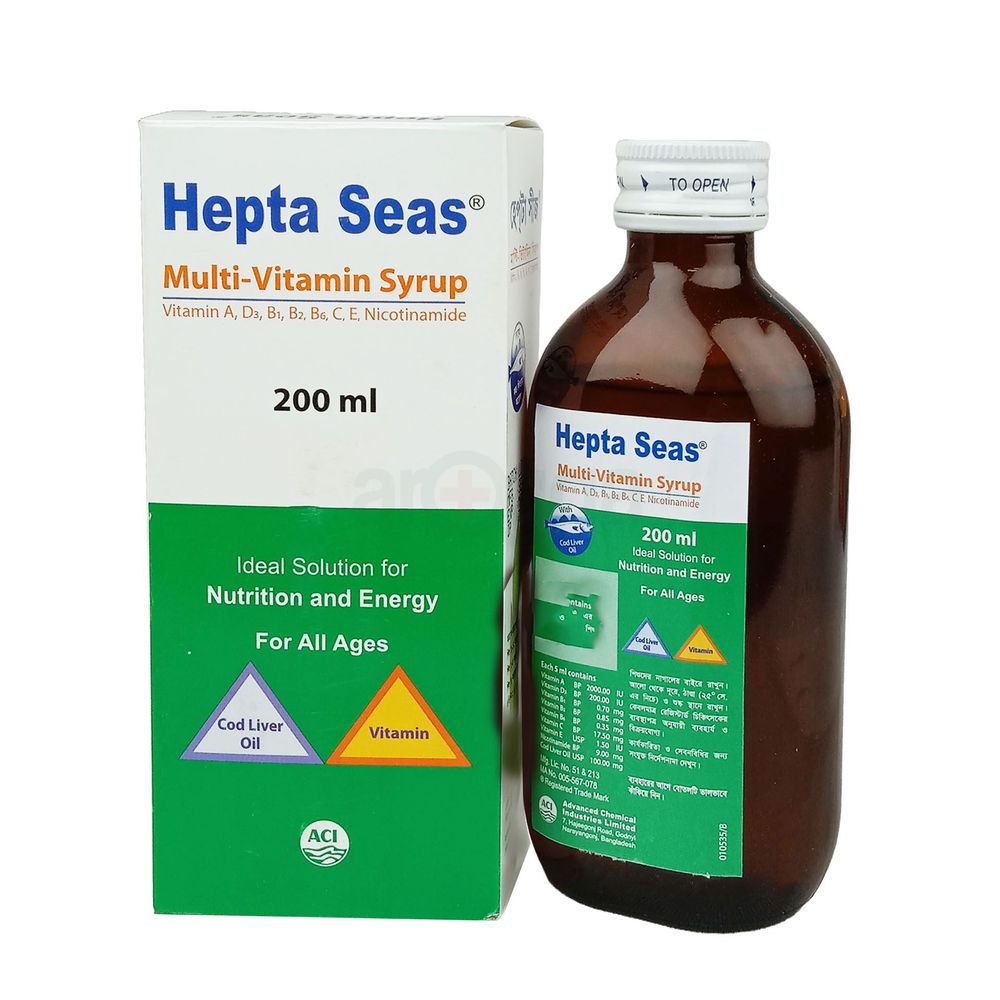 Hepta Seas 200ml syrup - Arogga Online Pharmacy