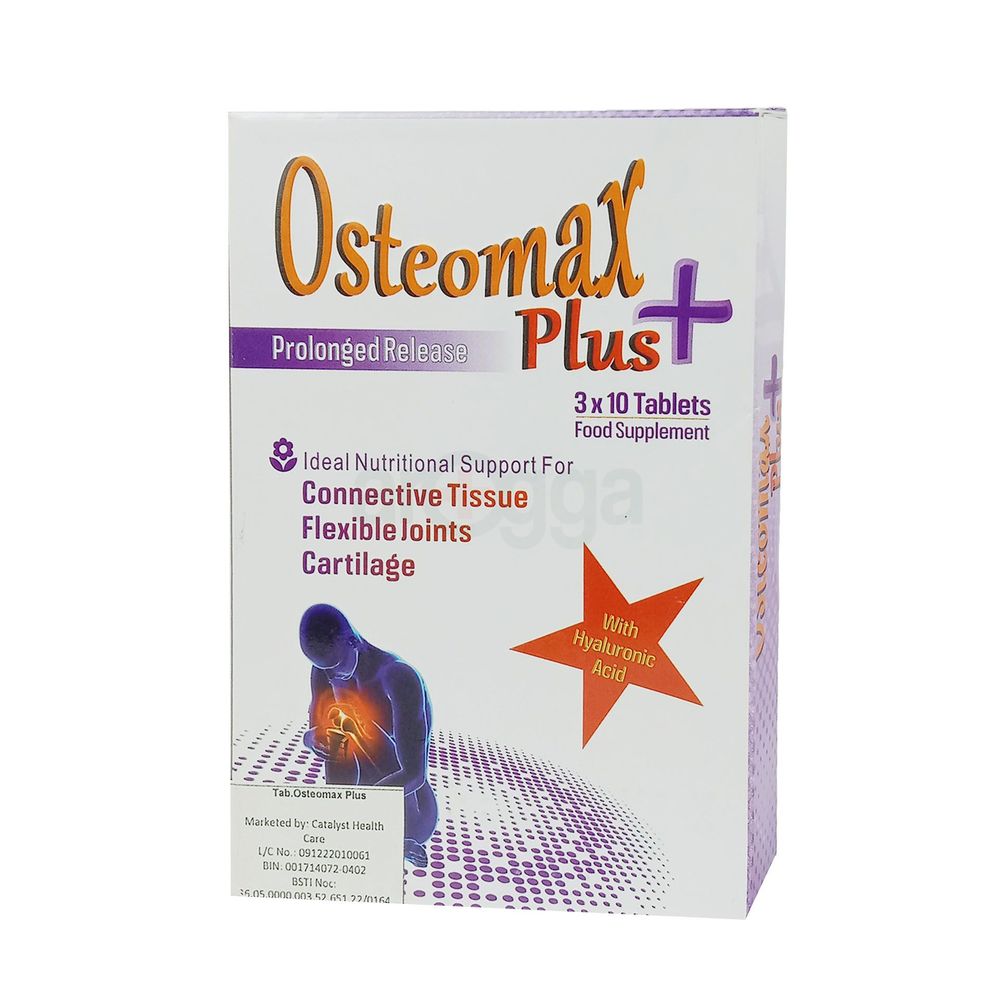 Osteomax Plus tablet - Arogga Online Pharmacy