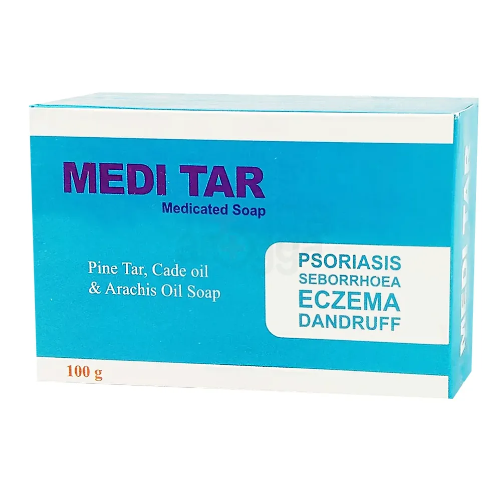 MEDI TAR Medicated Soap 100g – with Pine Tar, Cade Oil & Arachis Oil ...