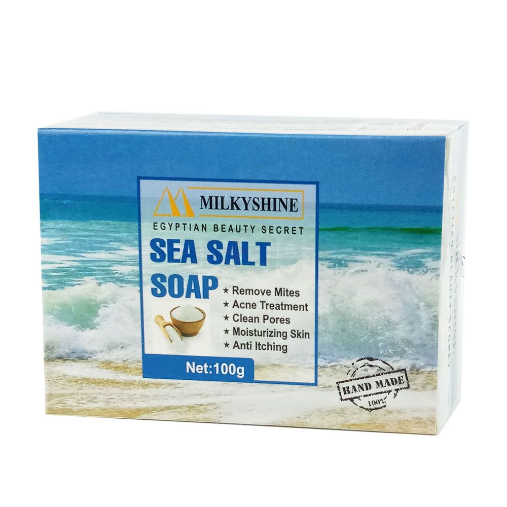 Milkyshine Egyptian Beauty Secret Sea Salt Soap 100gm - Arogga Beauty Store