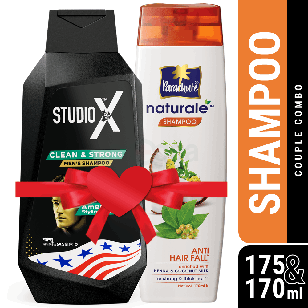 Couple Combo (Shampoo) - Studio X Clean & Strong Shampoo for Men 175ml ...
