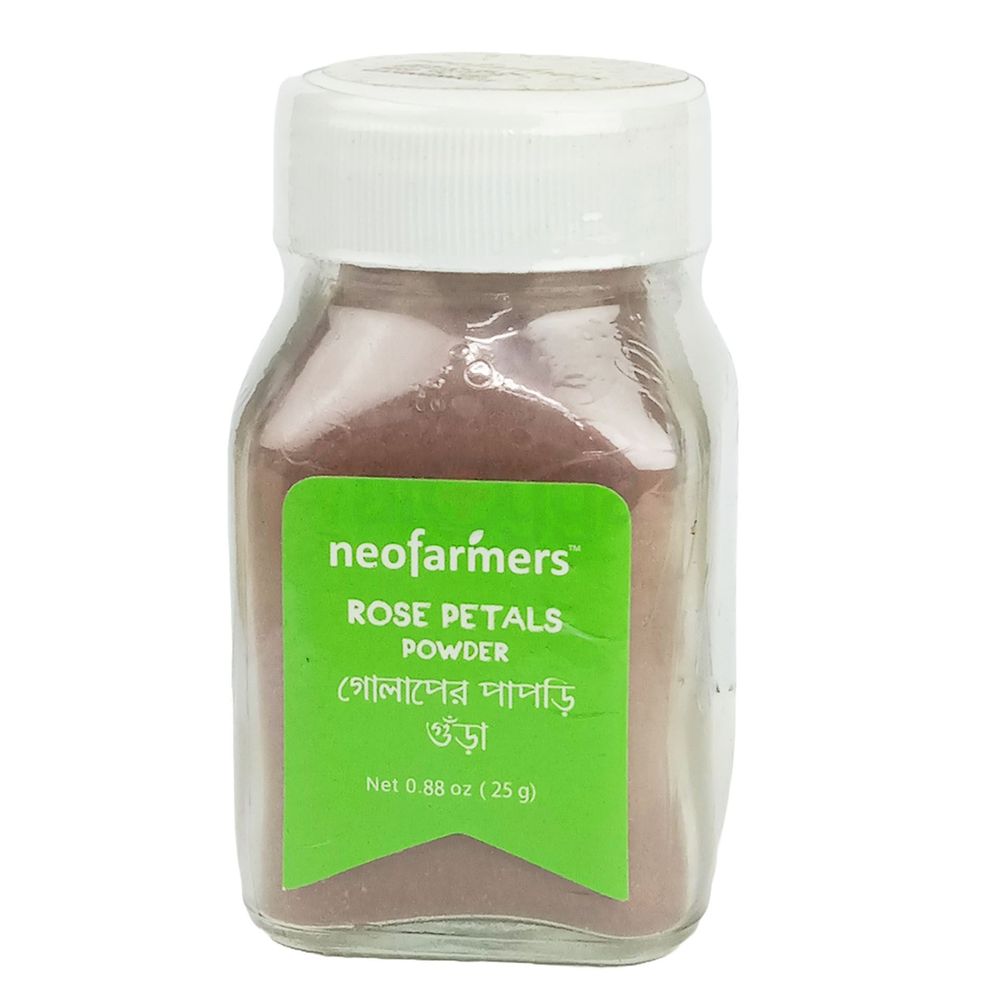 Neofarmers Rose Petal Powder 25gm - Arogga Online Pharmacy