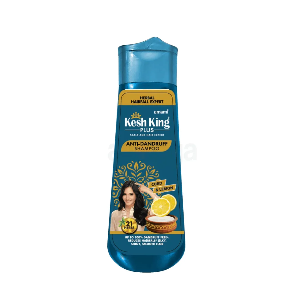 Kesh King Plus Anti Dandruff Shampoo with Curd & Lemon 170ml - Arogga Beauty Store