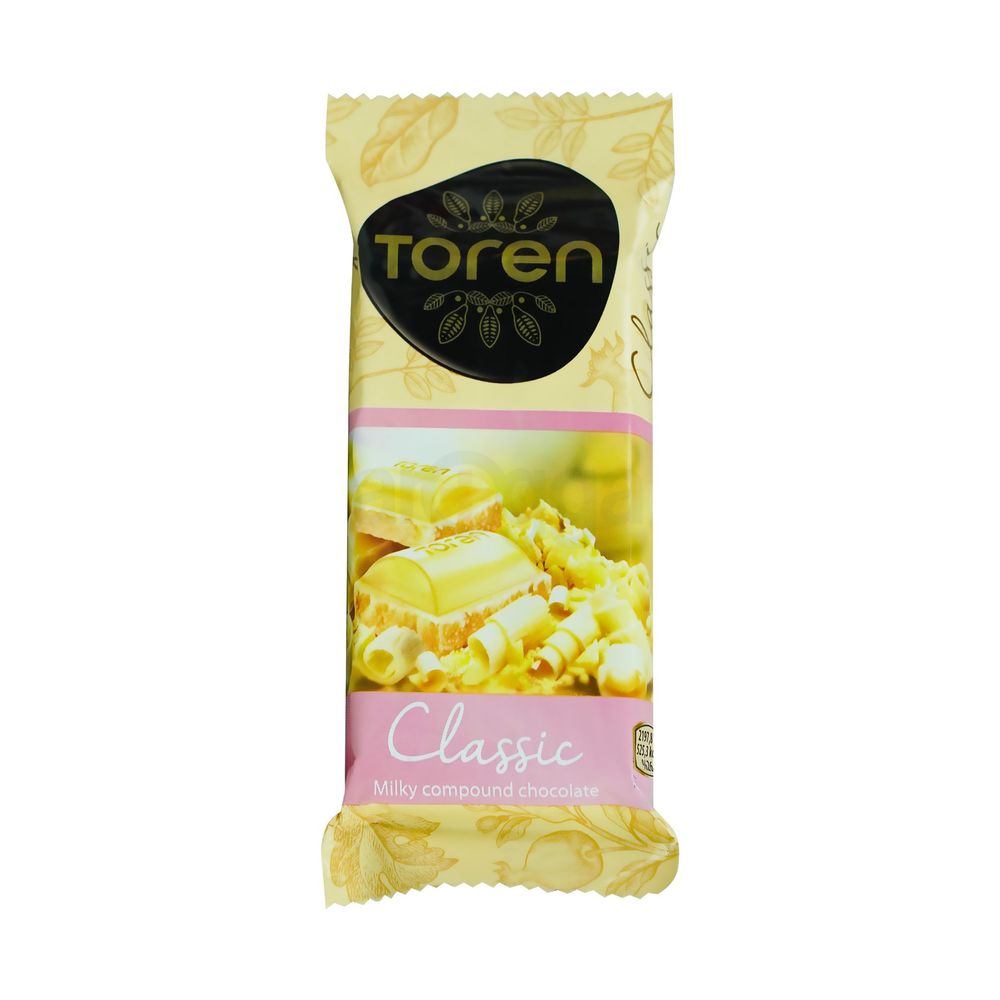 Toren Classic Milky Compound Chocolate 52g - Arogga Ltd
