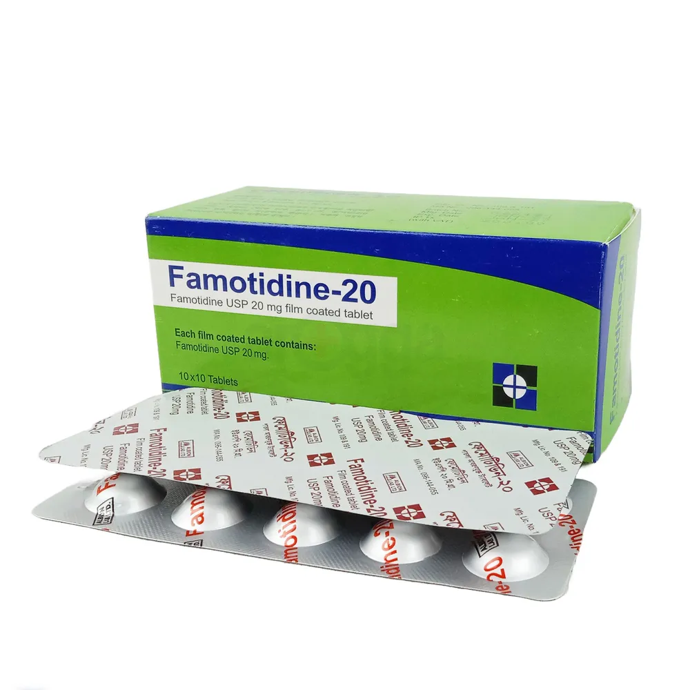 Famotidine 20mg Tablet Arogga Online Pharmacy