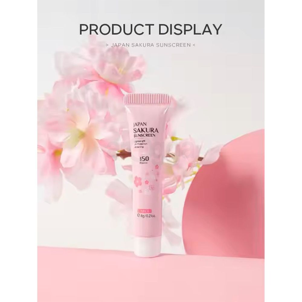 Laikou Japan Sakura Sunscreen SPF50 PA+++ - Arogga Beauty Store