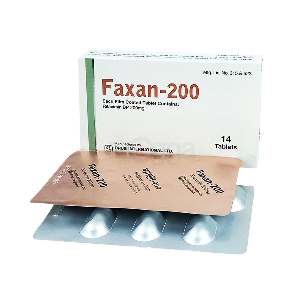 Faxan 200mg Tablet - Arogga Online Pharmacy