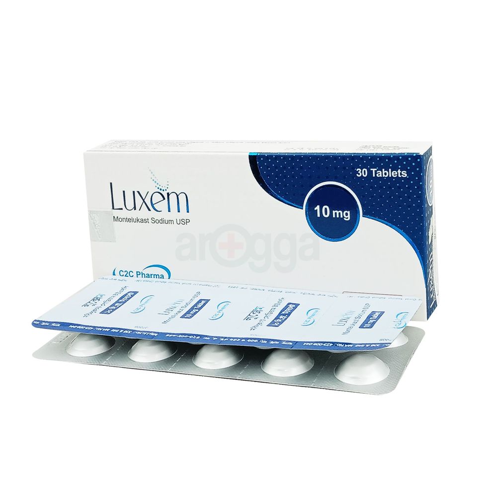 Luxem 10mg tablet - Arogga Online Pharmacy