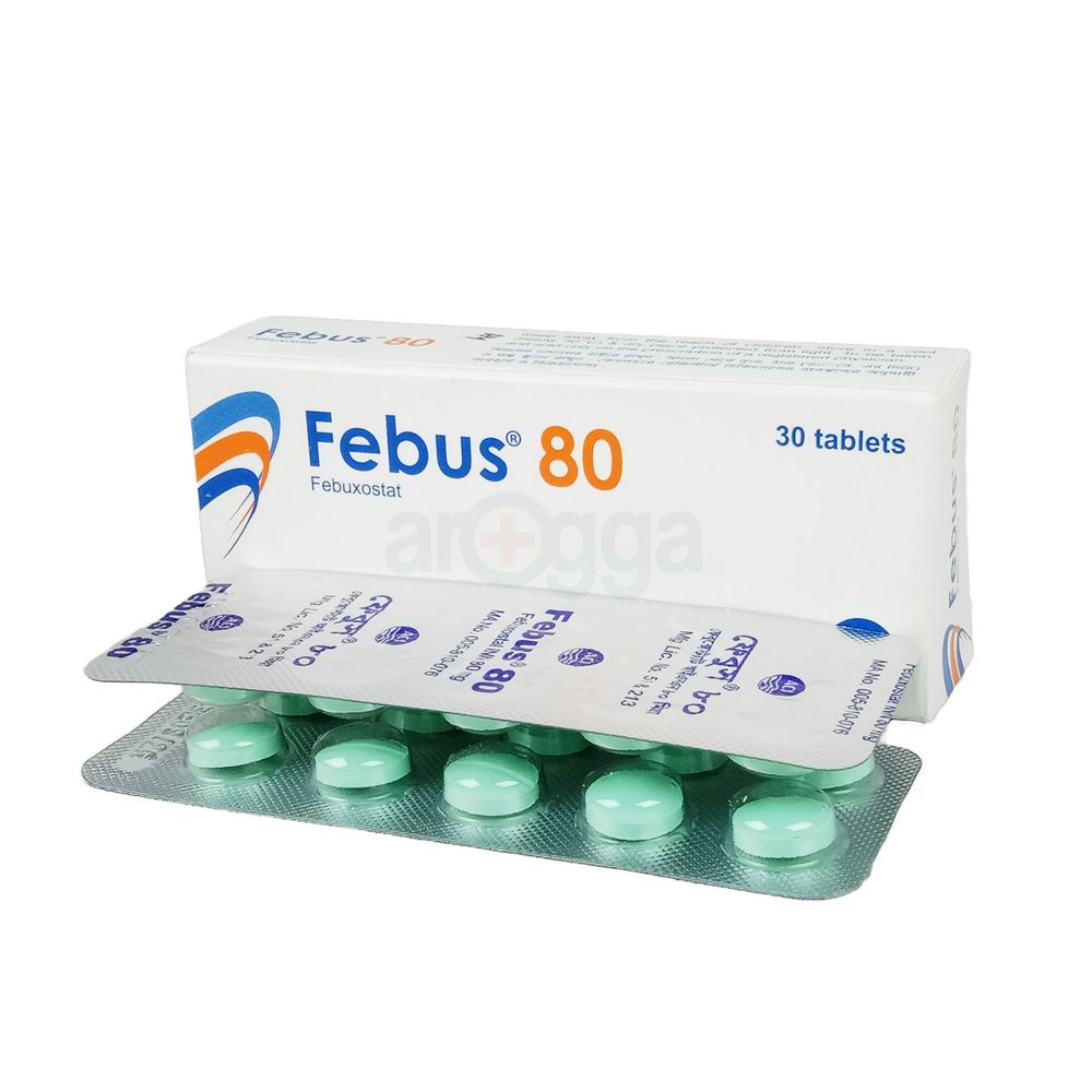 Febus 80mg Tablet - Arogga Online Pharmacy