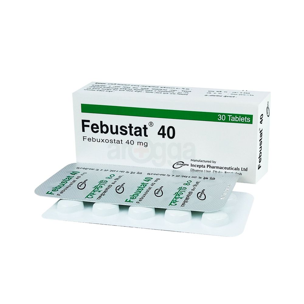 Febustat 40mg Tablet - Arogga Online Pharmacy