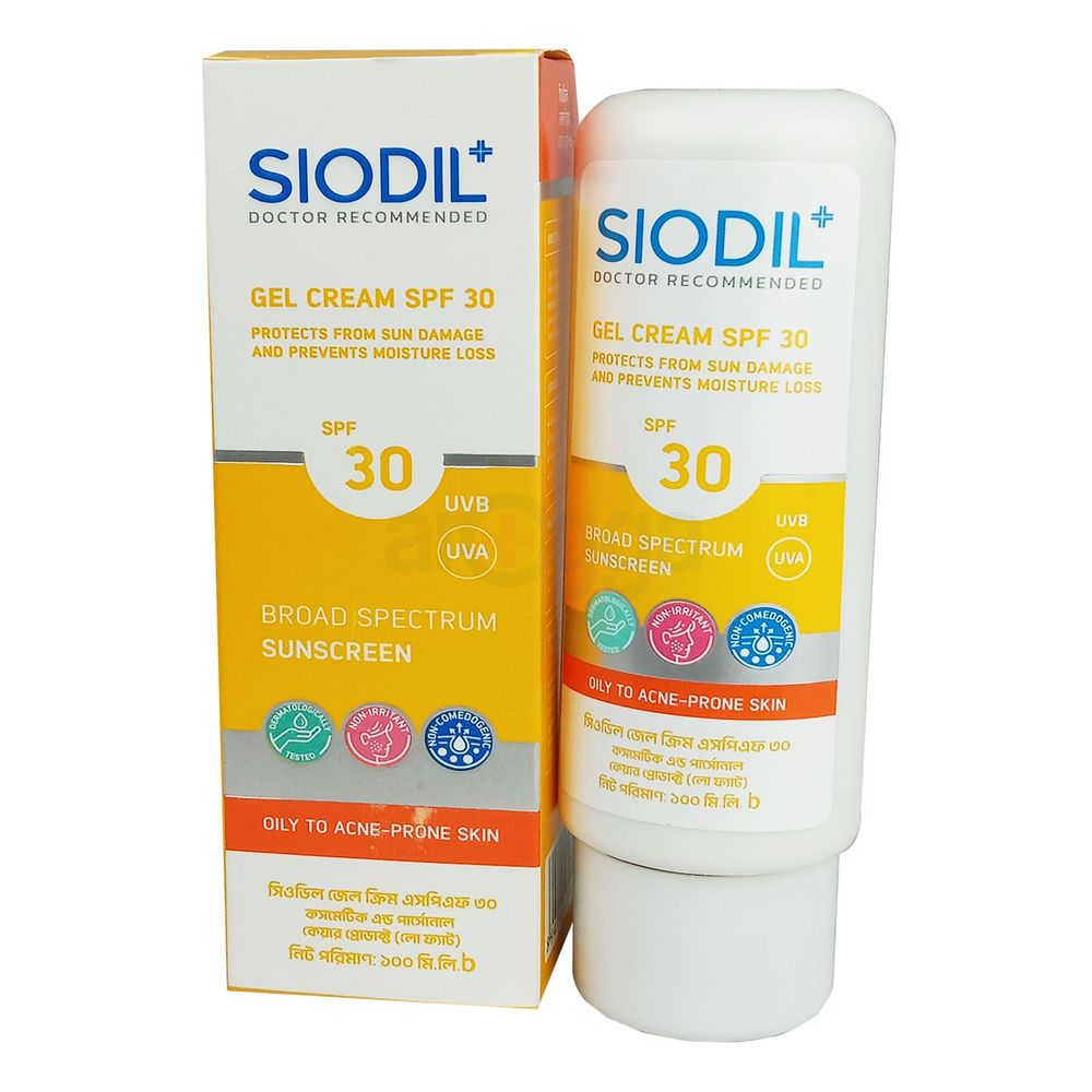 SIODIL Gel Cream SPF 30 100ml - Arogga Beauty Store