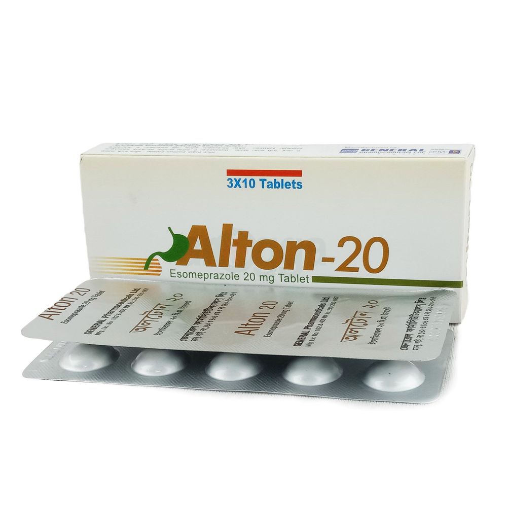 Alton 20mg Tablet - অলটোন ২০ মি.গ্রা. ট্যাবলেট - Arogga Online Pharmacy