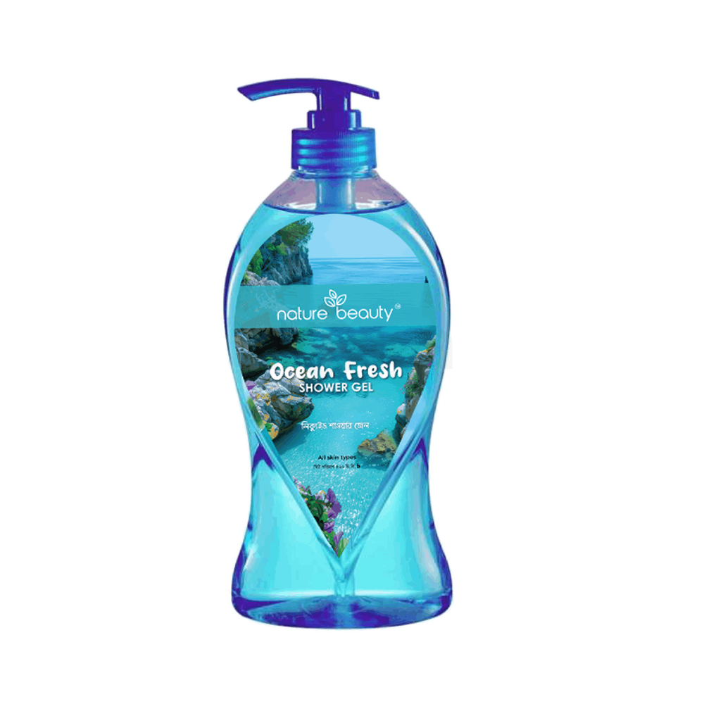 Nature Beauty Ocean Fresh Shower Gel 500ml - Arogga Beauty Store