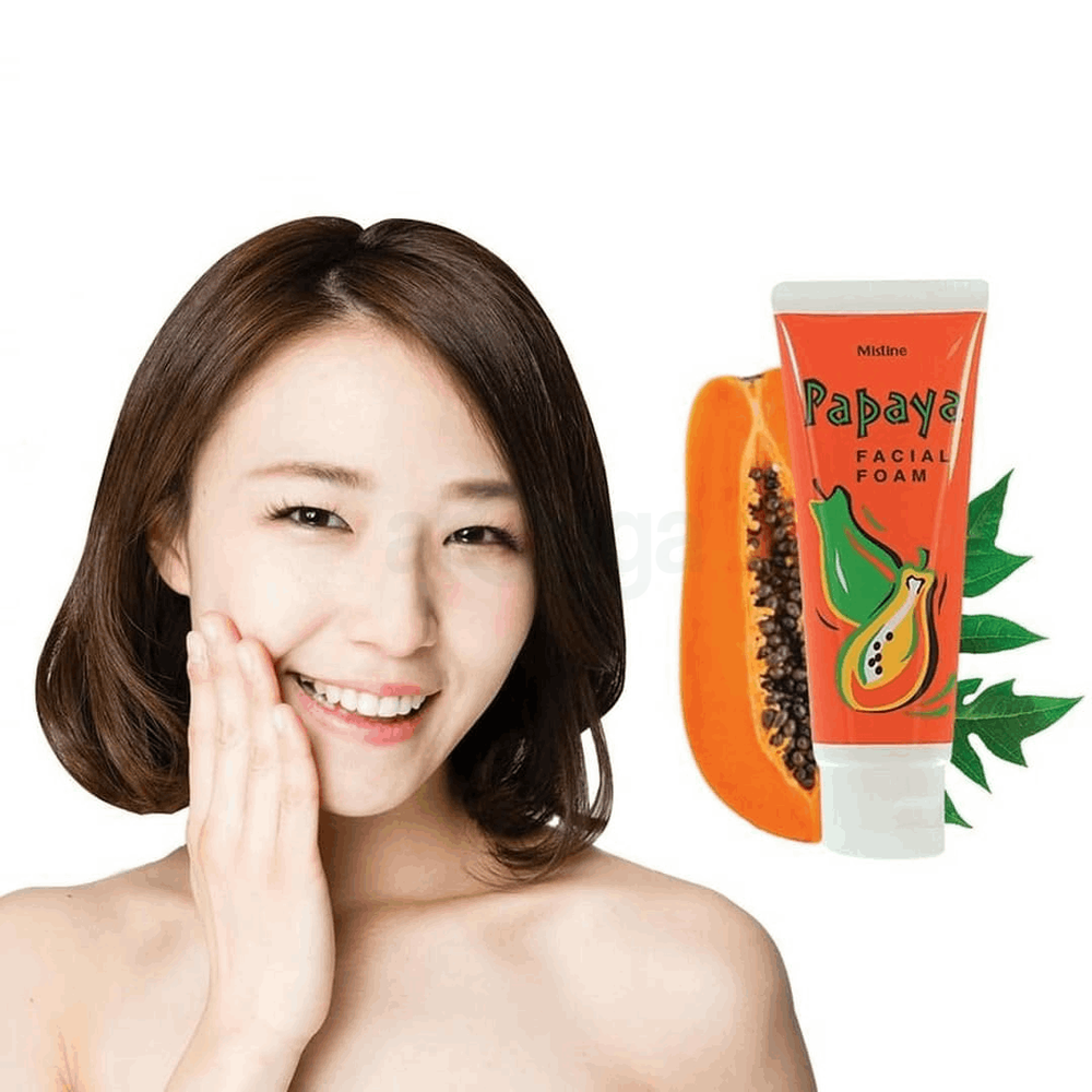 Mistine Papaya Facial Foam 100g - Arogga Beauty Store