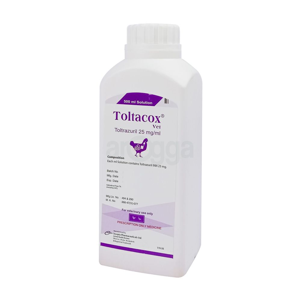 Toltacox Solution Vet 500ml - Arogga Online Pharmacy