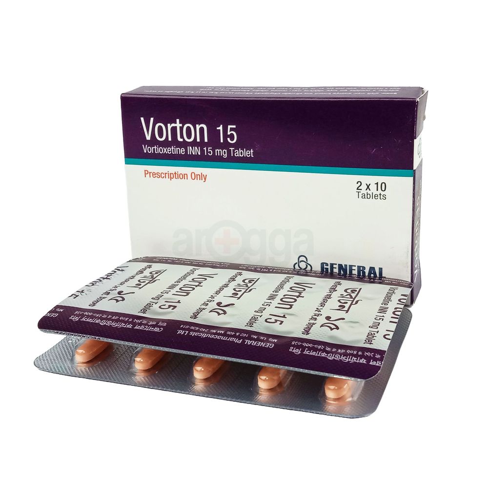 Vorton 15mg tablet - Arogga Online Pharmacy